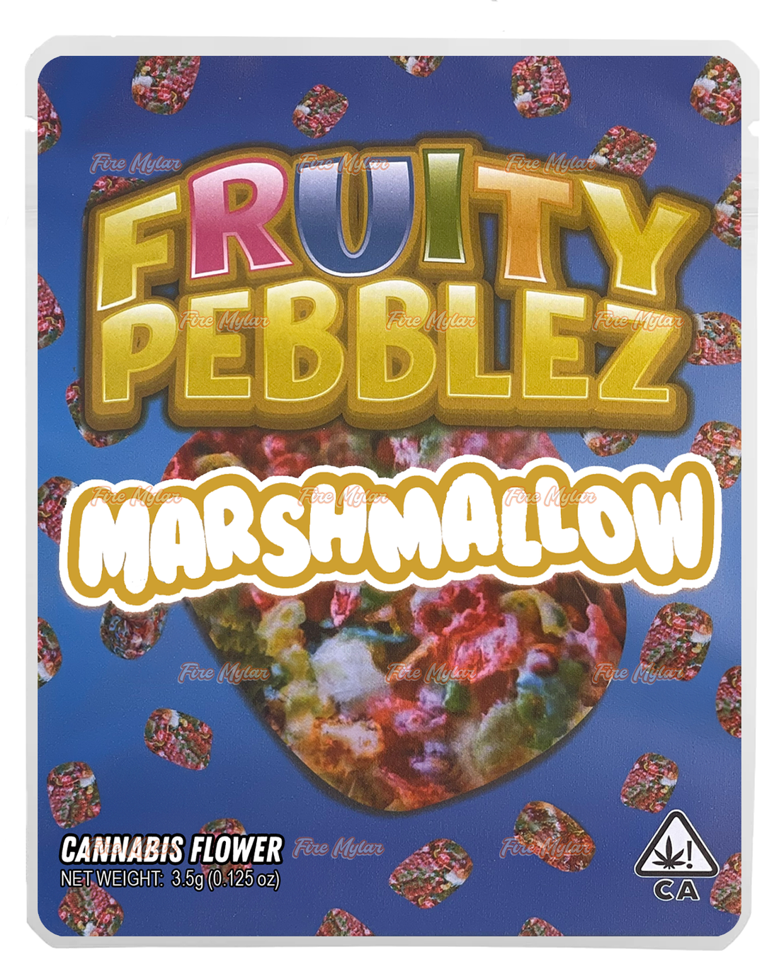 Fruity Pebblez Marshmallow (RETRO) 3.5g Mylar Bags Sprinklez Torch Wor ...